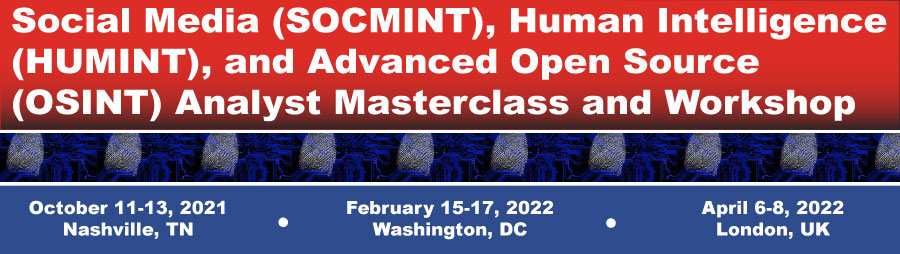 AGENDA - OSINT DARKWEB Masterclass and Workshop